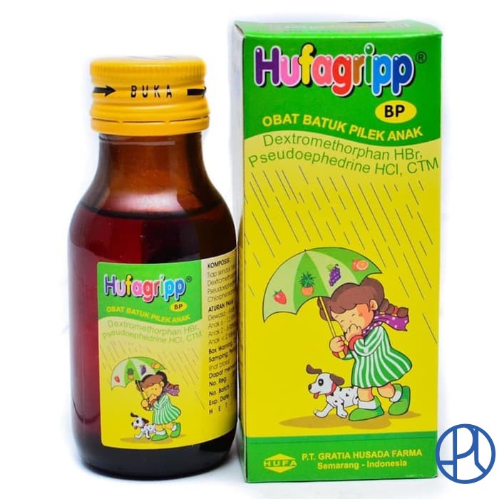 Jual HUFAGRIPP SYRUP BATUK DAN PILEK ( BP ) UKURAN 60ML | Shopee Indonesia
