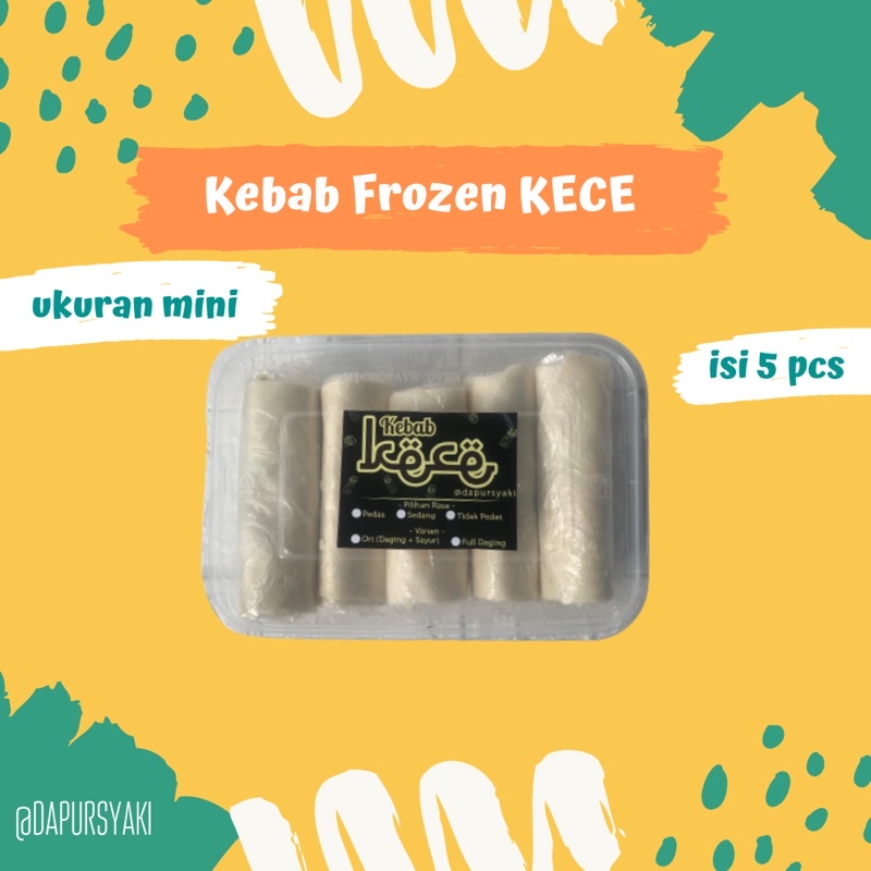 Jual Kebab frozen Mini Kebab Kece Kebab frozen ori sayurlettuce ...