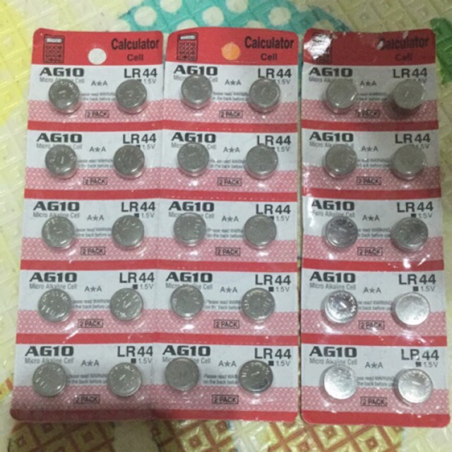 Jual Batre kancing / Baterai / Battery AG13 / LR44 / AG 13 / LR 44 | Shopee Indonesia