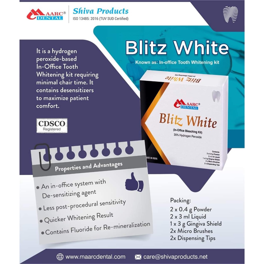 Jual BLITZ WHITE Bleaching In office | Shopee Indonesia