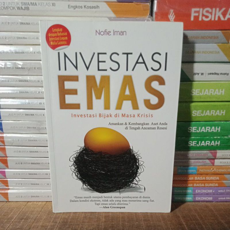 Jual Original INVESTASI EMAS Investasi Bijak di Masa Krisis.By Nofie Iman. | Shopee Indonesia
