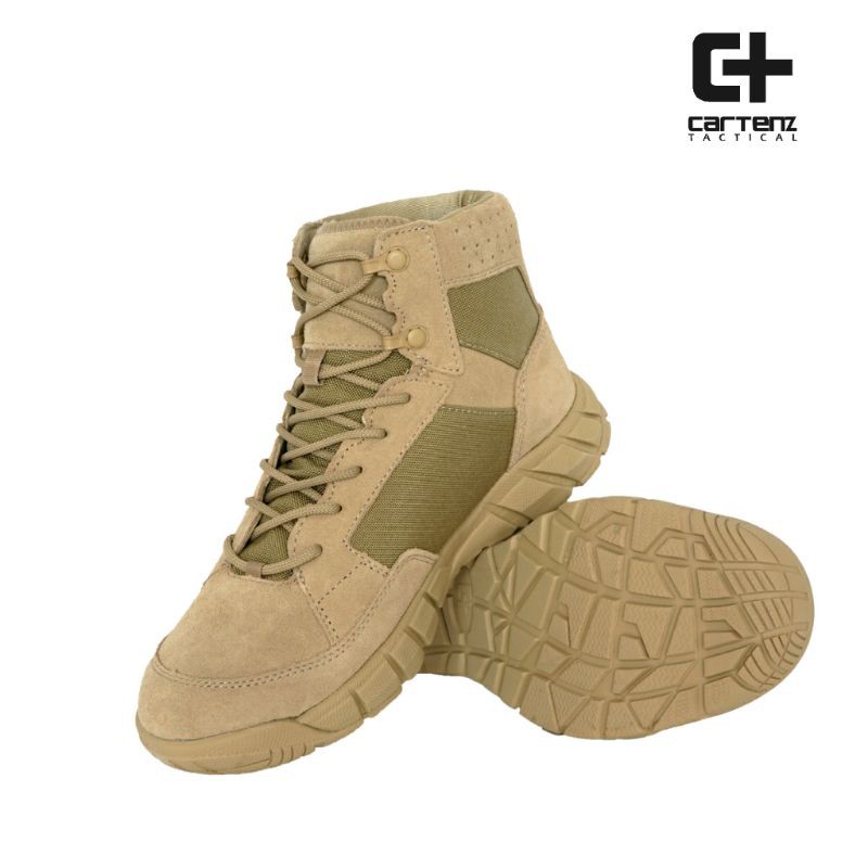 Jual Sepatu Cartenz Tactical Coyote | Shopee Indonesia