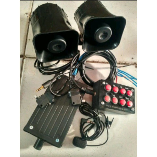 Jual modul toa sirine whelen HHS 40 Watt plus double toa mini 10 Watt ...