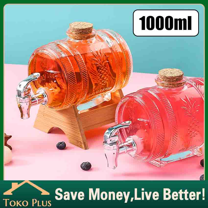 Jual Dispenser Jus Plastik Mini 1 Liter Galon Air Kecil Dengan Tutup ...