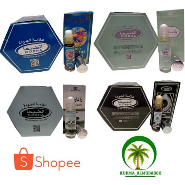 Jual Parfum Arab Dobha Roll On 6Ml Non alkohol lovly rana Rani U2 ...