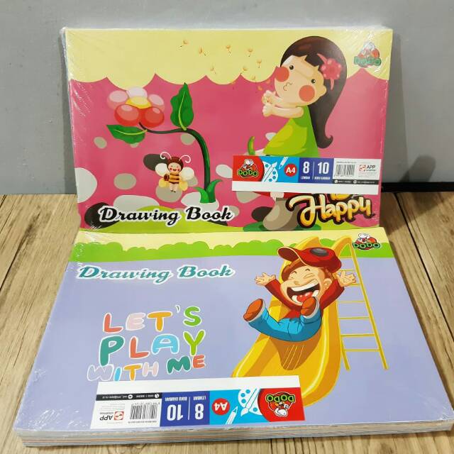 Jual Buku Gambar Dodo A4 1 pak isi 10 buku | Shopee Indonesia