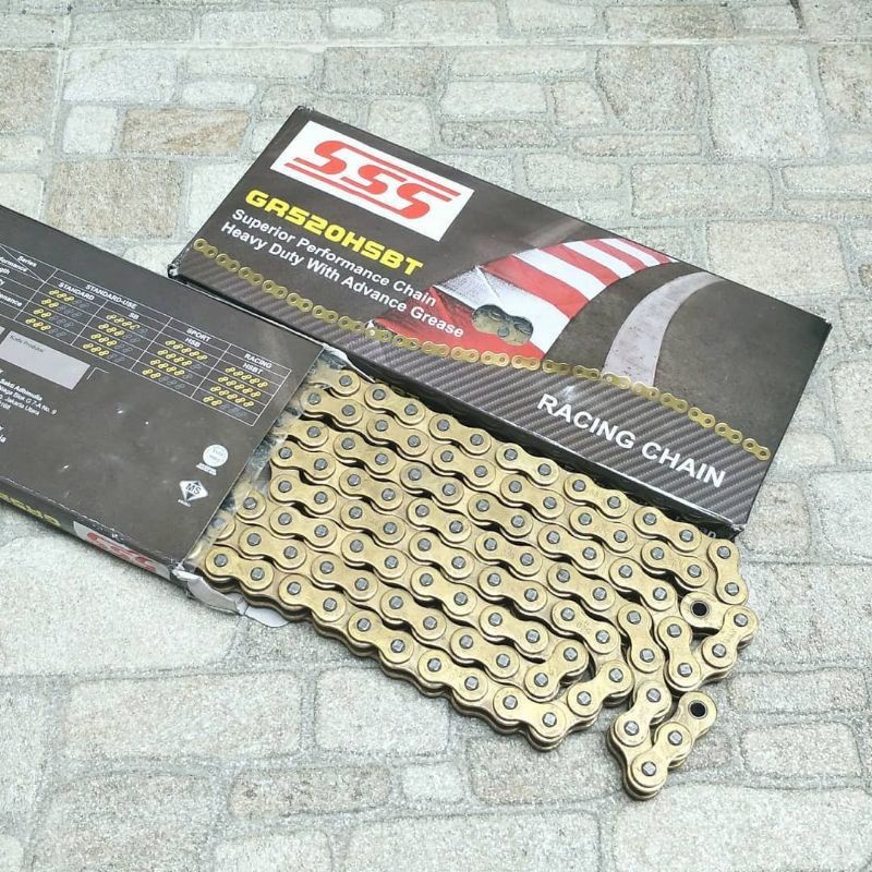 Jual Rantai Sss 520 HSBT 110 120 Original Sss Gold | Shopee Indonesia