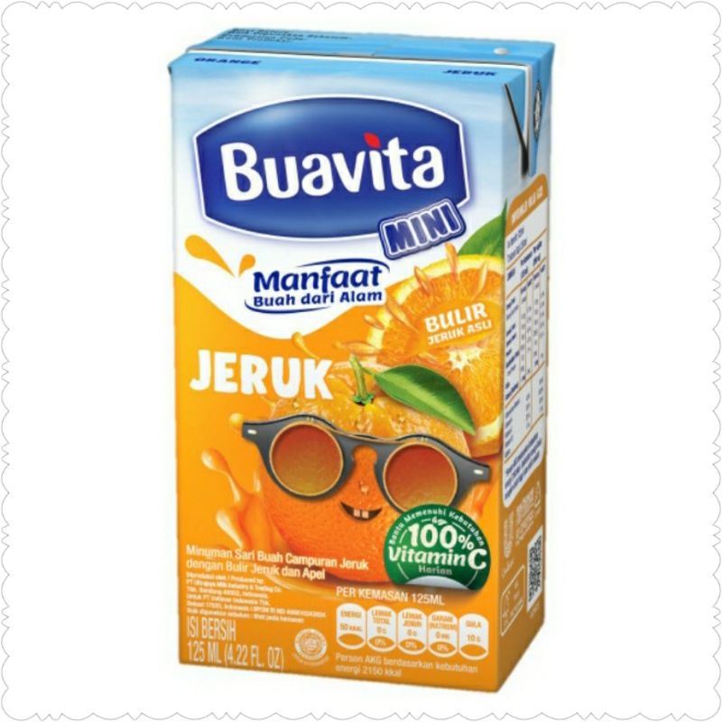Jual Buavita Mini Jeruk Apel Jambu 125ml 1 dus isi 40pcs | Shopee Indonesia