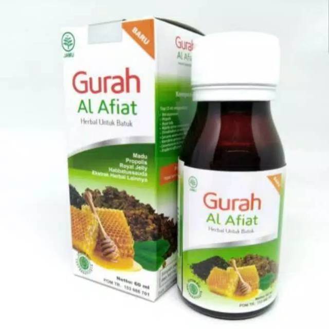 Jual (60 ml) Sirup Madu Gurah Anak dan Dewasa 60 ML | Gurah Al Afiat 60 ...