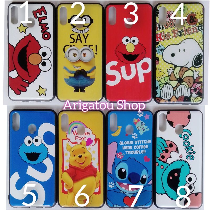 Jual Samsung M20 Case Fuze Karakter Gambar Elmo Minion Snoopy Pooh ...