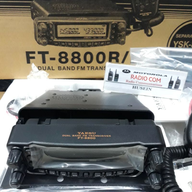 Jual RADIO RIG YAESU FT8800 DUALBAND MURAH ORI RADIO MOBIL BASE STATION ...