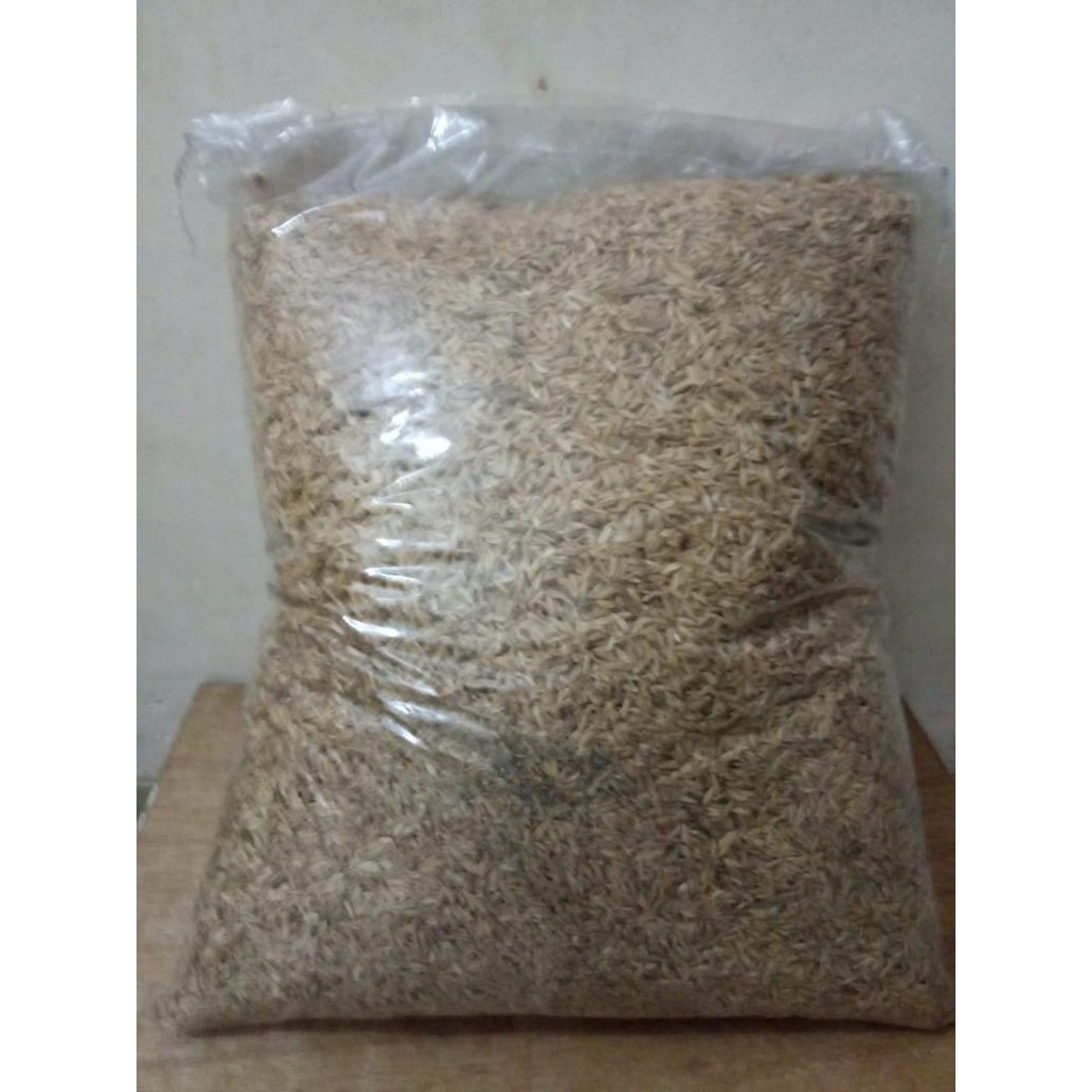 Jual Sekam Kulit Padi Mentah Murni, Berat 2 Kg Per Pack/Karung, Kondisi ...