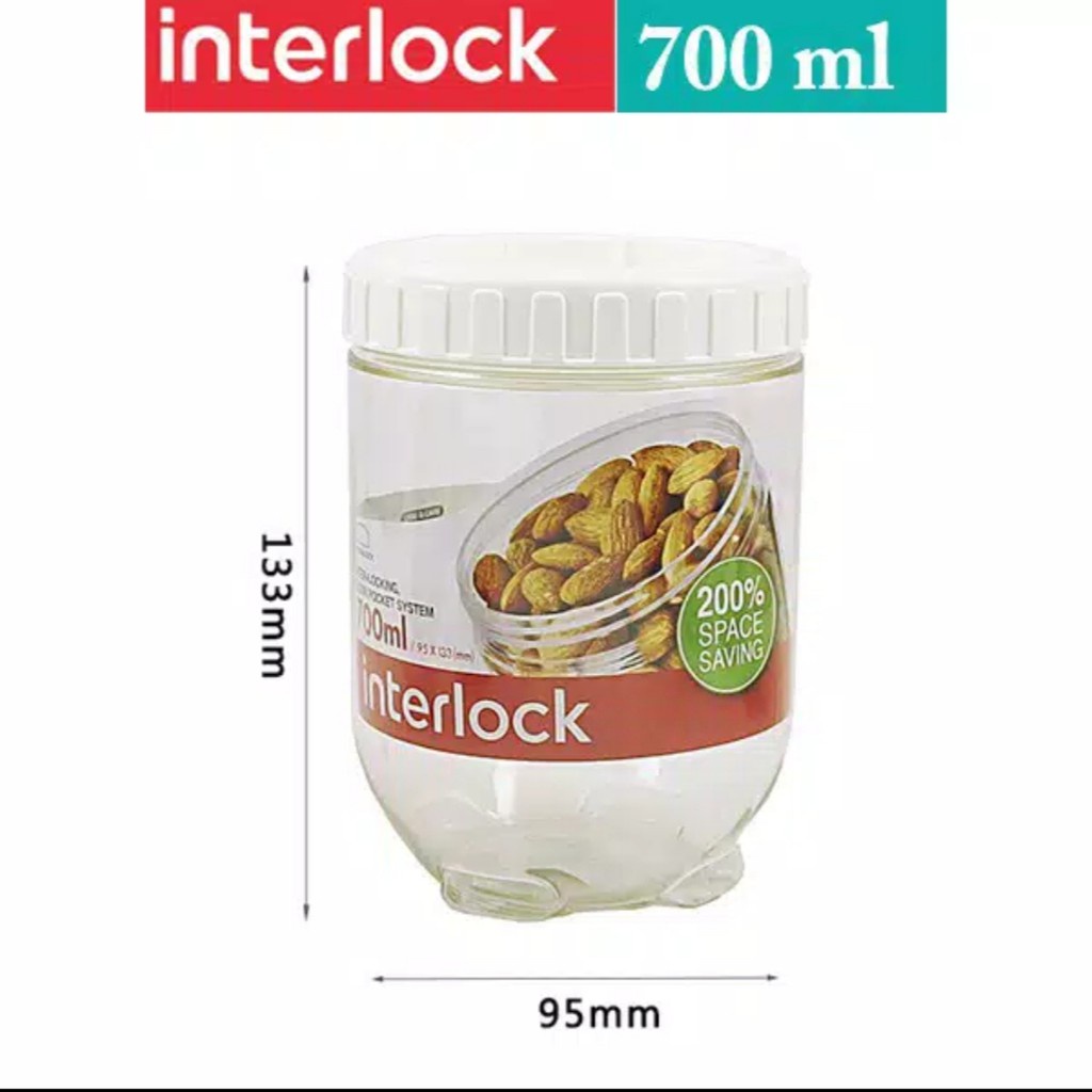 Jual Lock n Lock Interlock 150ml 280ml 500ml 300ml 700ml Lock&Lock Interlock INL201 INL202 ...