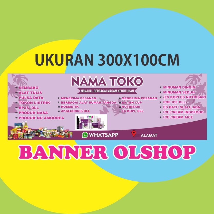 Jual BANNER OLSHOP SPANDUK OLSHOP BENNER BENER SPANDUK BALIHO | Shopee ...