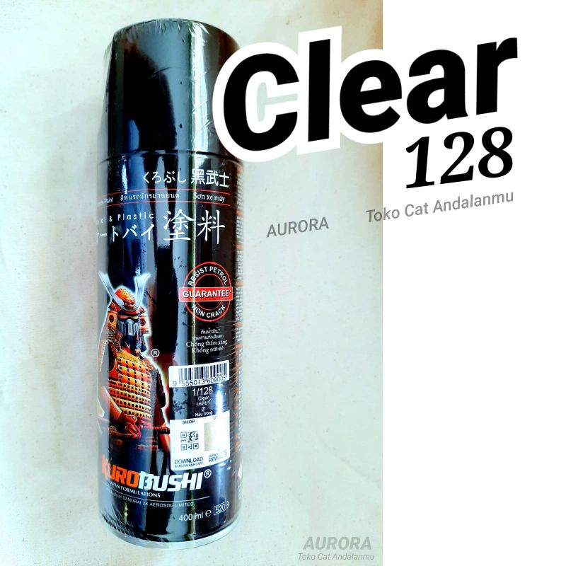 Jual Samurai Pilox Clear 128 Cat Semprot Vernis Pernis Mengkilap 400cc ...