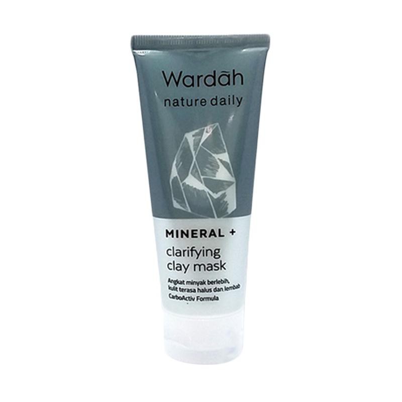 Jual Wardah Nature Daily Mineral+ Clarifying Clay Mask 60 ml | Shopee ...