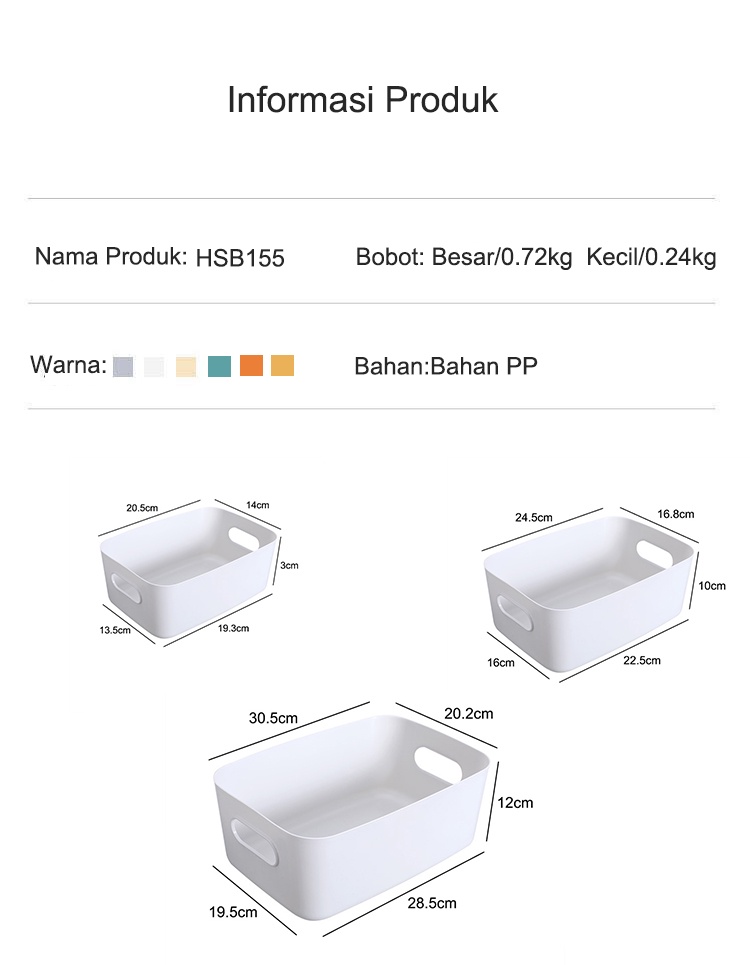 Jual Dejavu Kotak Penyimpanan Bin Pantry Serbaguna Kotak Plastik ...