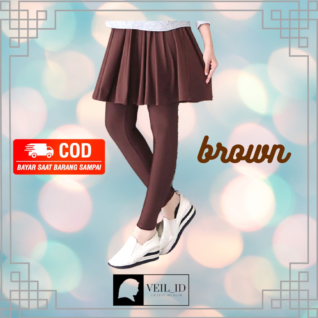 Jual Outfit Olahraga Rok Selutut + Legging Olahraga Jogging, Sepeda ...