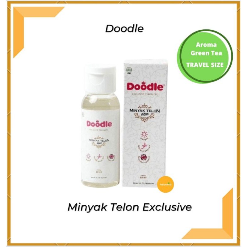 Jual Doodle TRAVEL SIZE Minyak Telon Eksklusif Aroma Green Tea 60 ml ...