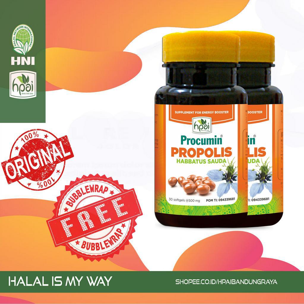 Jual PROCUMIN PROPOLIS HNI HPAI 50GR | Shopee Indonesia