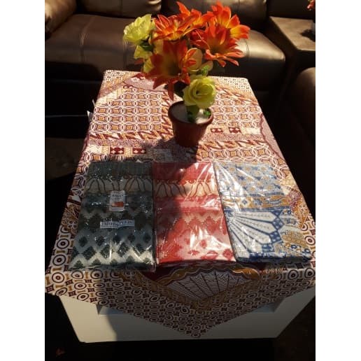 Jual JUAL MURAH taplak meja tamu/meja guru/meja makan batik tulis ...