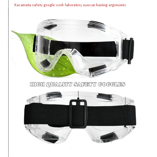Jual Kacamata safety google work laboratory eyewar bening ergonomic ...