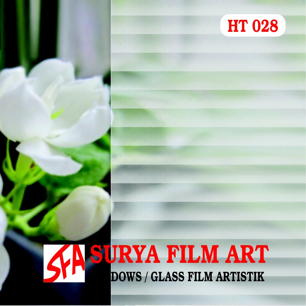 Jual Sticker Kaca Motif Garis Blur / Garis Blinds Putih Susu Blur ...