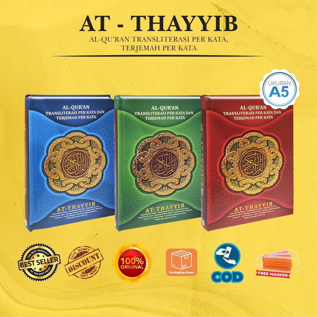 Jual Al Quran Terjemah Alquran Kecil Per Kata Transliterasi Quran ...