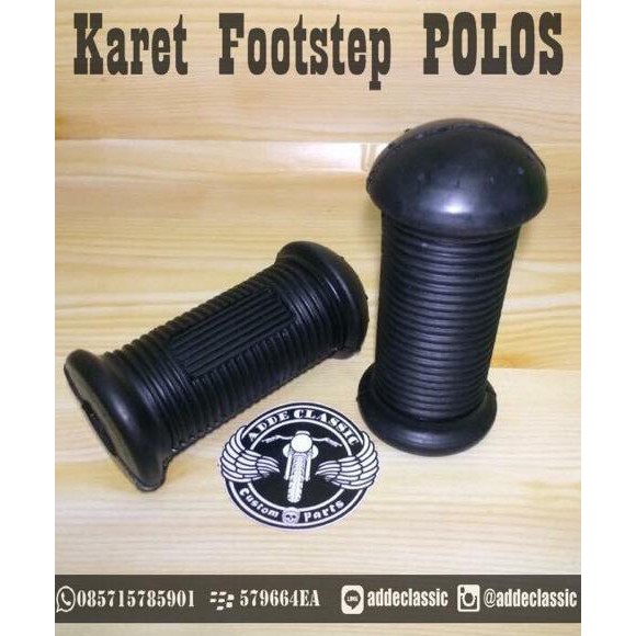 Jual Karet Footstep Polos motor klasik kostum japstyle bratsyle chopper ...