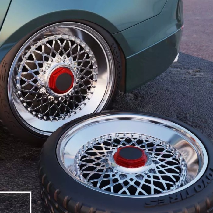 Jual BBS RS EURO LOOK Set: Wheel, Tire and BRAKES MOKIT MODEL KIT ...