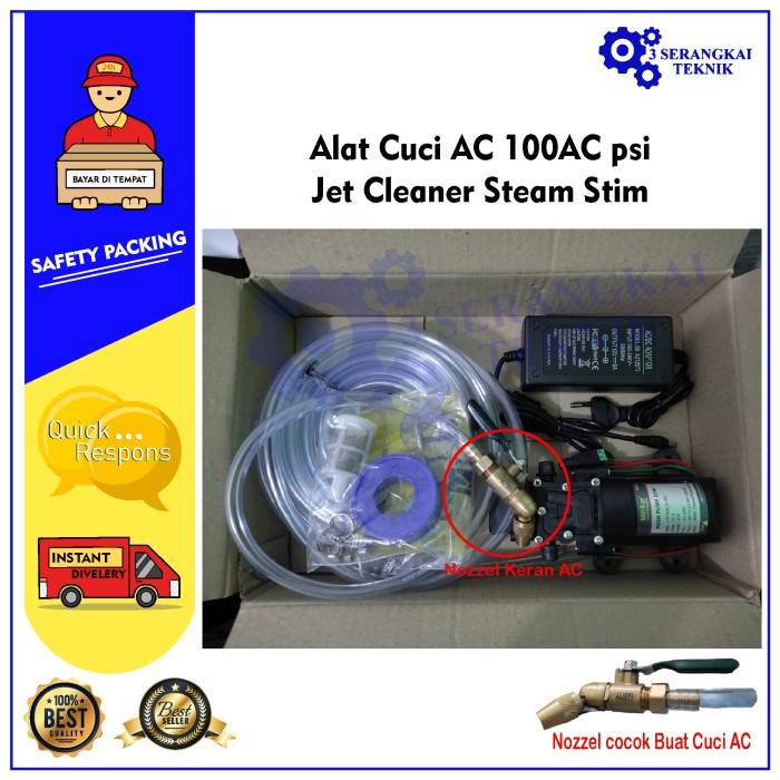 Jual Alat Cuci AC 100AC psi Jet Cleaner Steam Stim | Shopee Indonesia