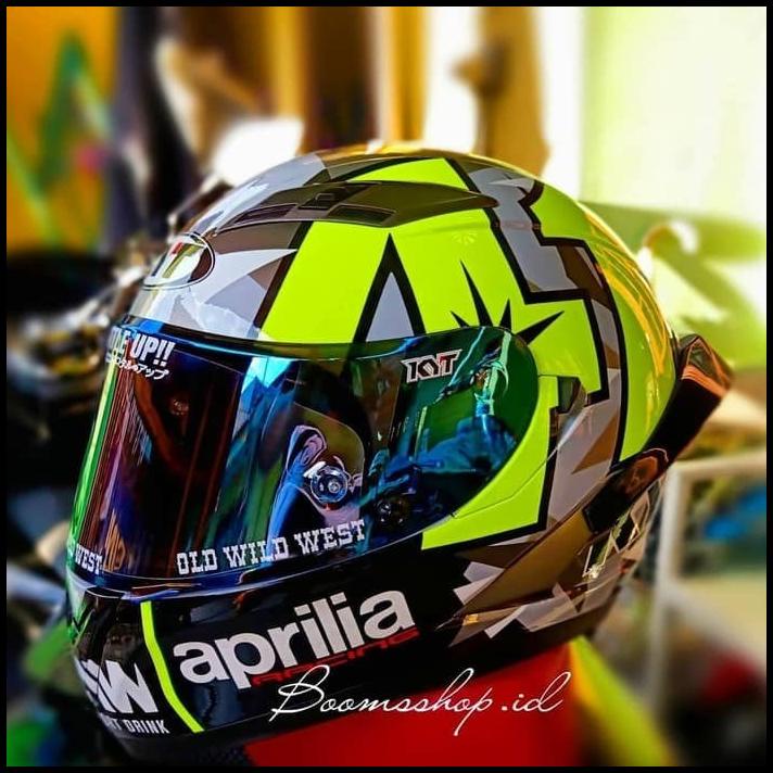 Jual Helm Kyt Falcon Repaint Livery Espargaro Paket Ganteng | Shopee ...