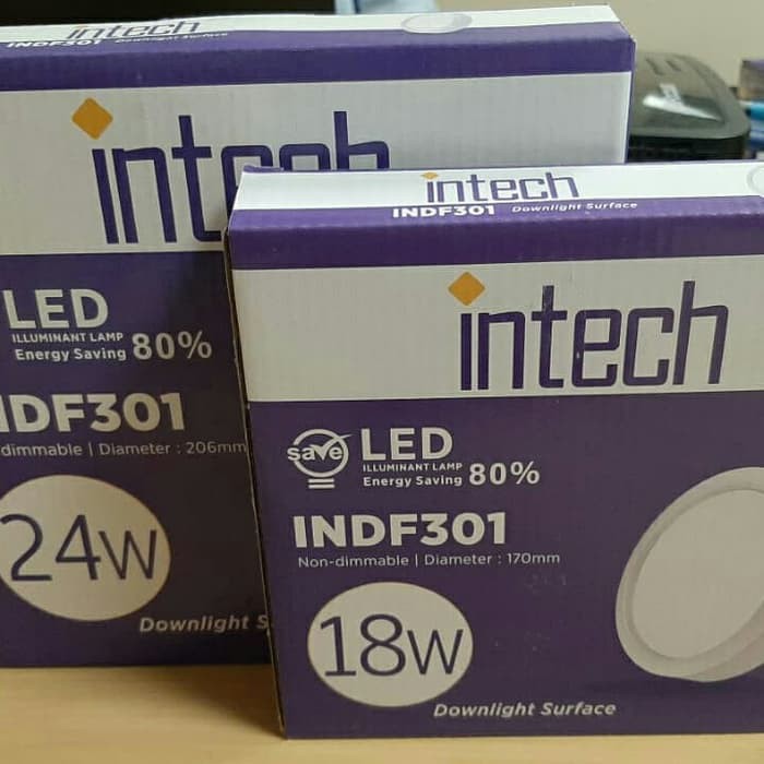 Jual Intech INDF301 - 24 Watt - In Tech LED Panel OB 24 Watt | Shopee ...