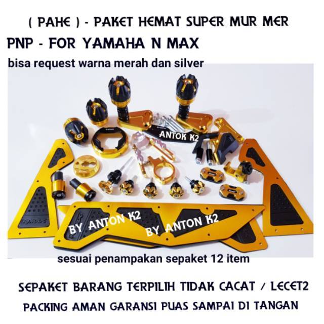 Jual AKSESORIS VARIASI MOTOR NMAX/NMAX OLD/N MAX SEBELUM 2020 PROMO 1 ...
