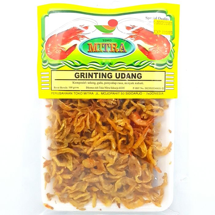 Jual MITRA GRINTING UDANG 100gr | KRISPY CRISPY GORENG KERING KERIPIK ...