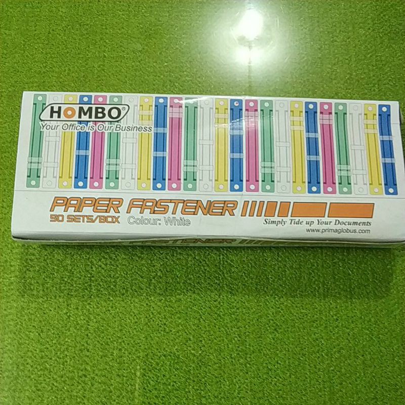 Jual Paper Fastener Hombo / Acco 50 sets/box / Jepitan Tulang Map ...