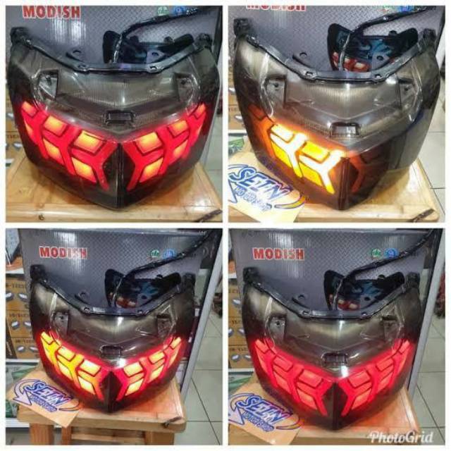 Jual Lampu Stop Nmax LED 3 IN 1 Running Yamaha Nmax - Stop Lamp Led ...