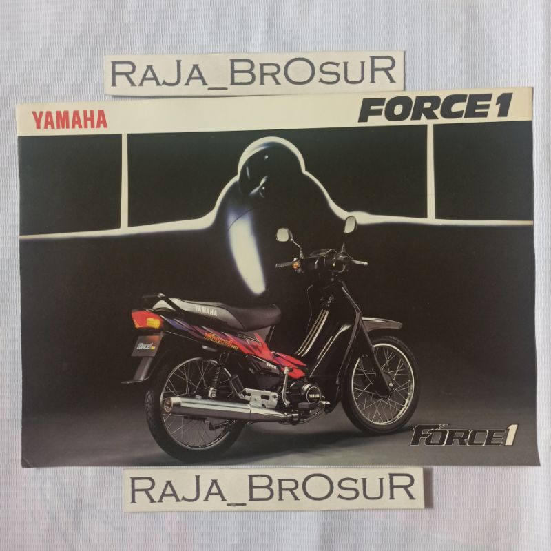 Jual Poster brosur katalog leaflet jadul lawas Yamaha Force1/Force 1/F1 1993 | Shopee Indonesia