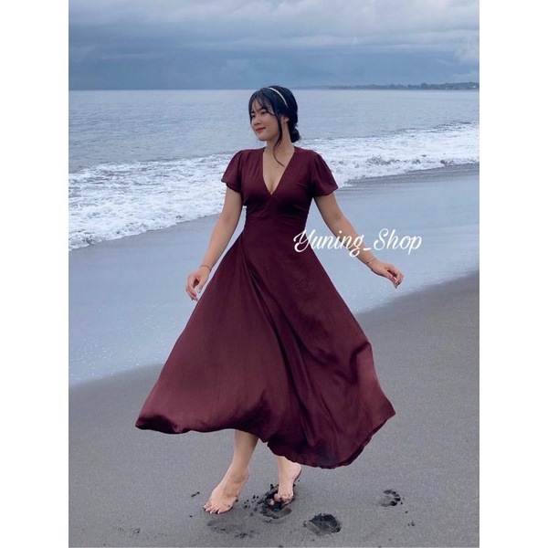 Jual Clarisa Dress / Long Dress | Shopee Indonesia