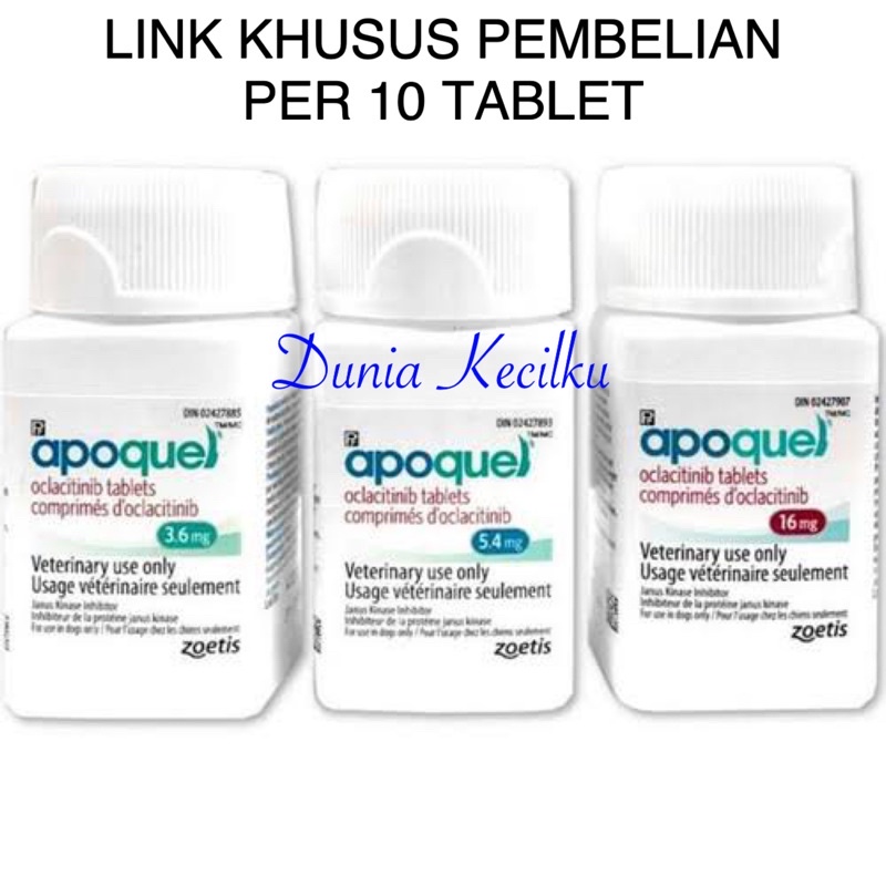 Jual Apoquel Dermatitis 3,6mg / 5,4mg / 16mg Tablet Anti Gatal & Alergi ...