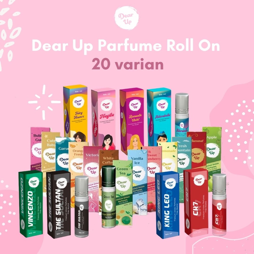 Jual PARFUM BPOM DEAR UP ROLL ON 6 ML NON ALKOHOL | Shopee Indonesia