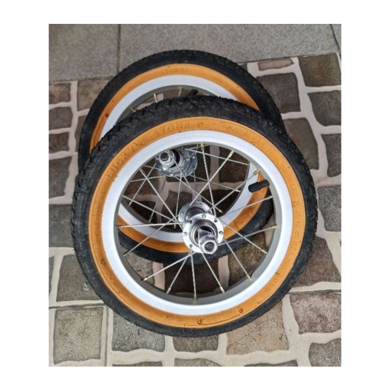 Jual Ban Sepeda Anak allumunium Ukuran 12 inchi/ Ban Pushbike/ Roda ...