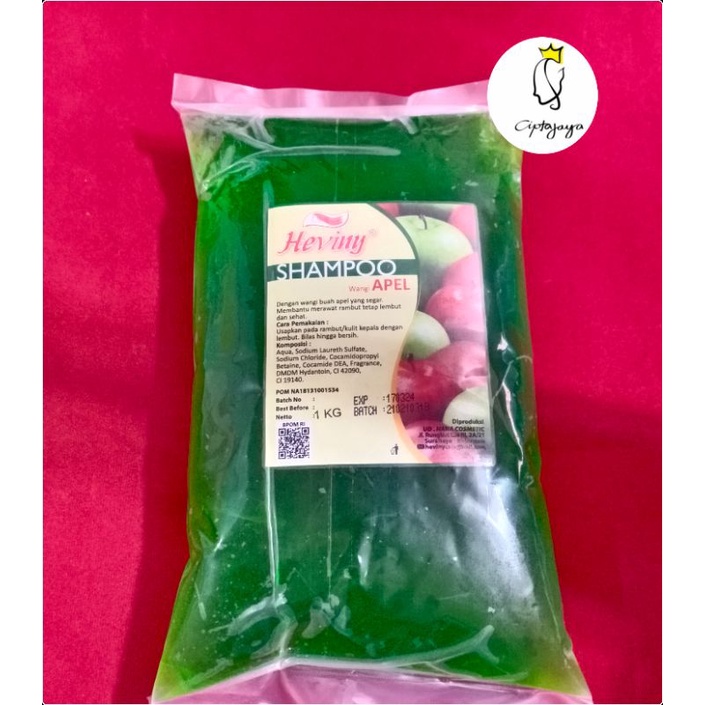 Jual Heviny Shampoo Aroma Apel revil/isi 1000ml | Shopee Indonesia