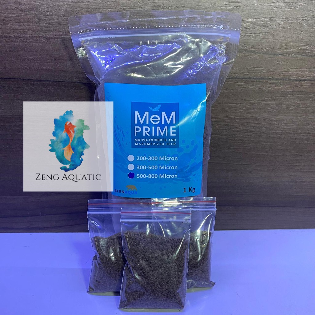 Jual MEM Prime Pellet Pelet Ikan Halus 500 800 mikron Repacking 25 gr ...