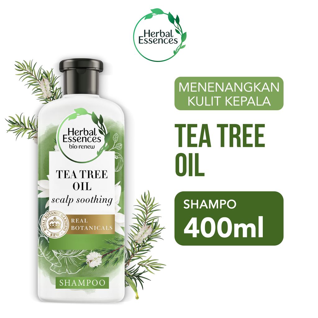 Jual Herbal Essences Tea Tree Oil 400ml Shampoo | Shopee Indonesia