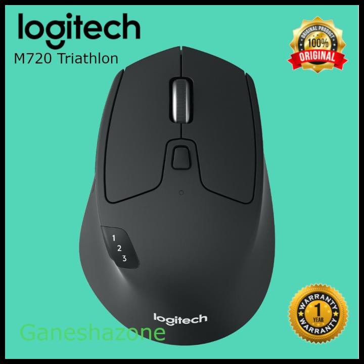 Jual Logitech M720 Triathlon Wireless Bluetooth Multi Device Mouse Shopee Indonesia