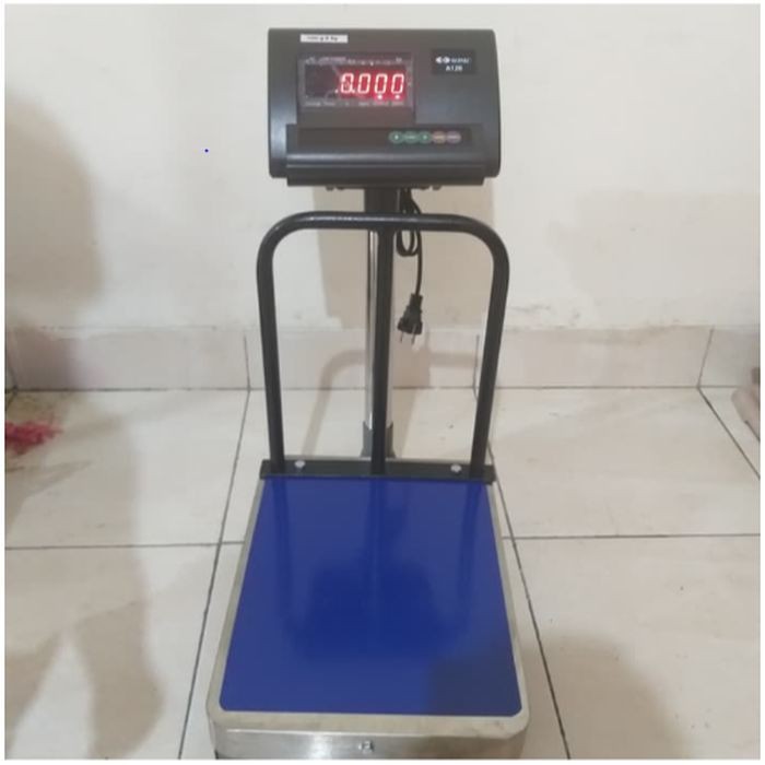 Jual Timbangan Duduk digital barang logistik pagar 100-150kg Dscale A12E | Shopee Indonesia