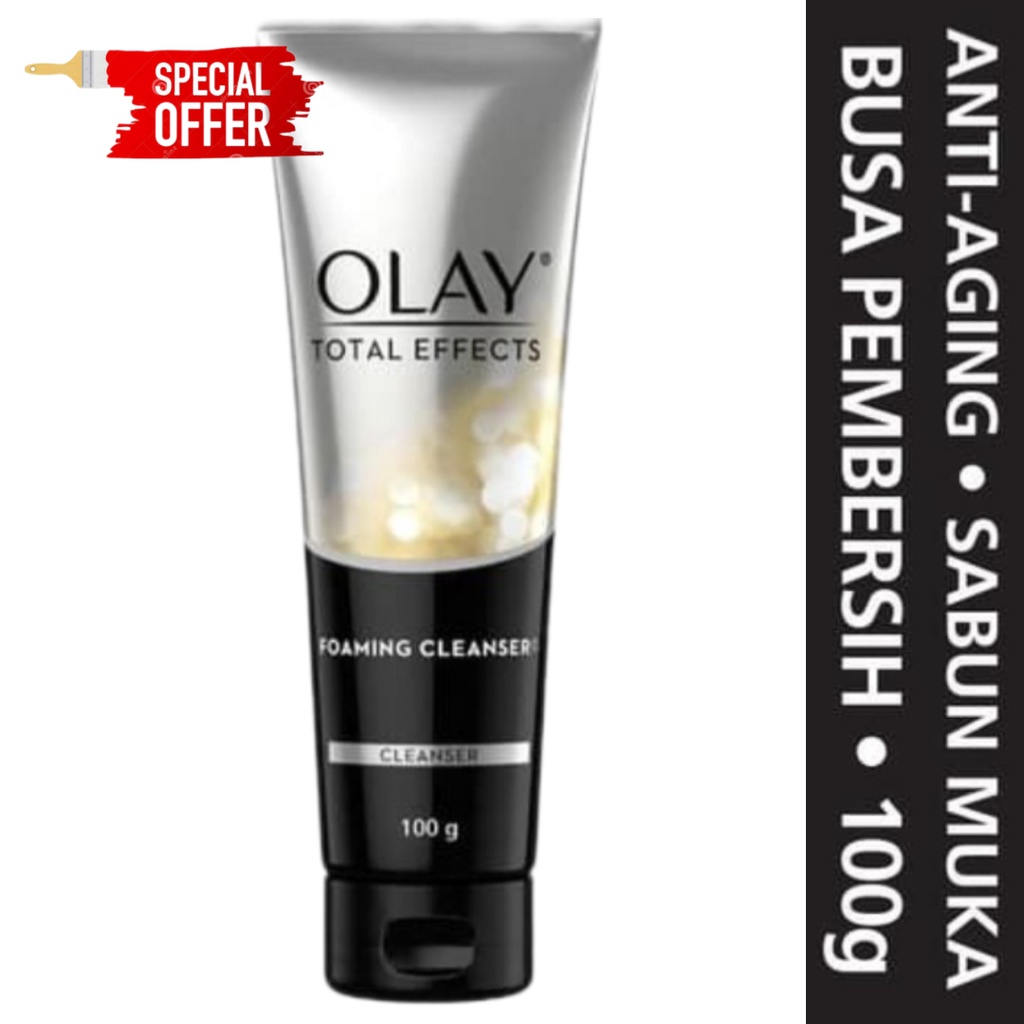 Jual Olay Total Effects 7 in 1 Foaming Face Wash Cleanser 100gr ...