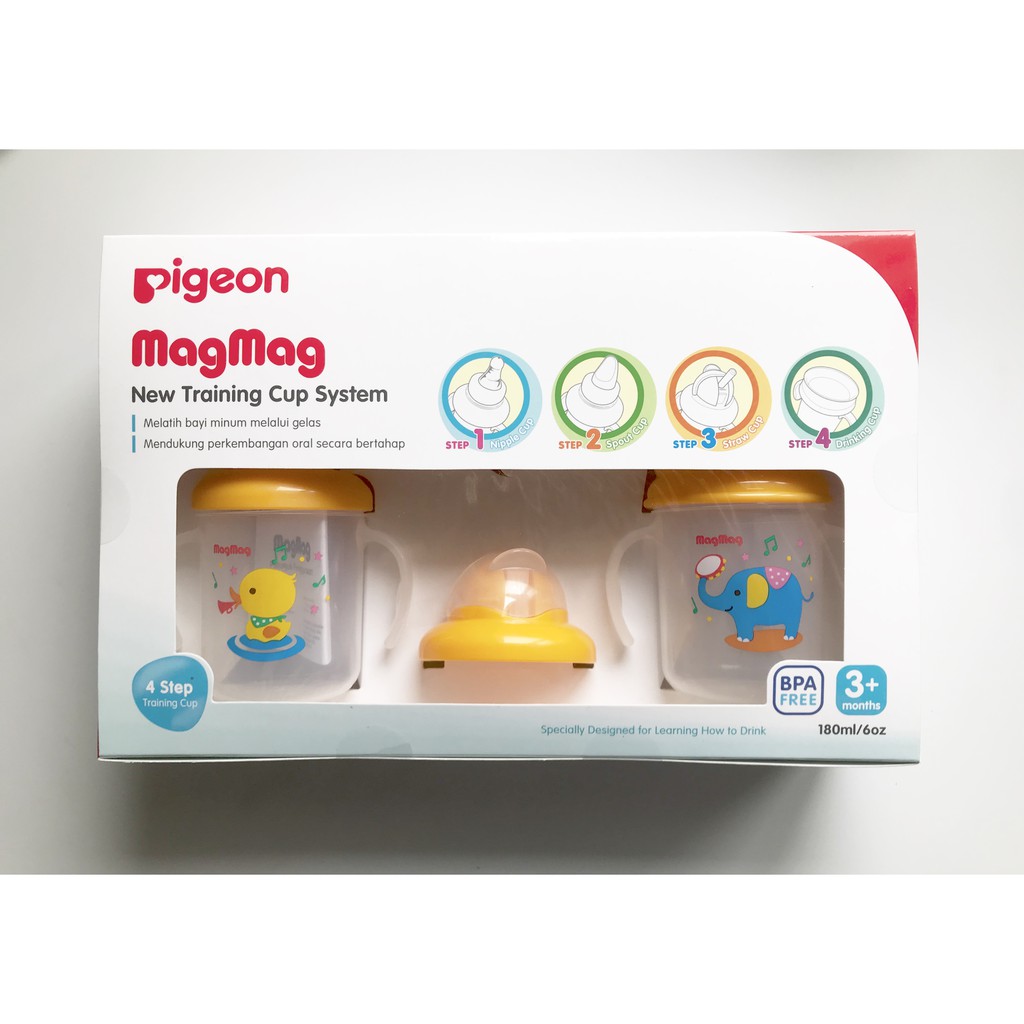 Jual Pigeon Mag-Mag Training Cup System / Botol Gelas minum bayi ...