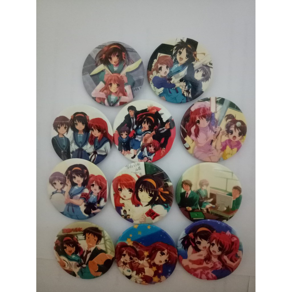 Jual Pin kaleng anime Suzumiya Haruhi | Shopee Indonesia
